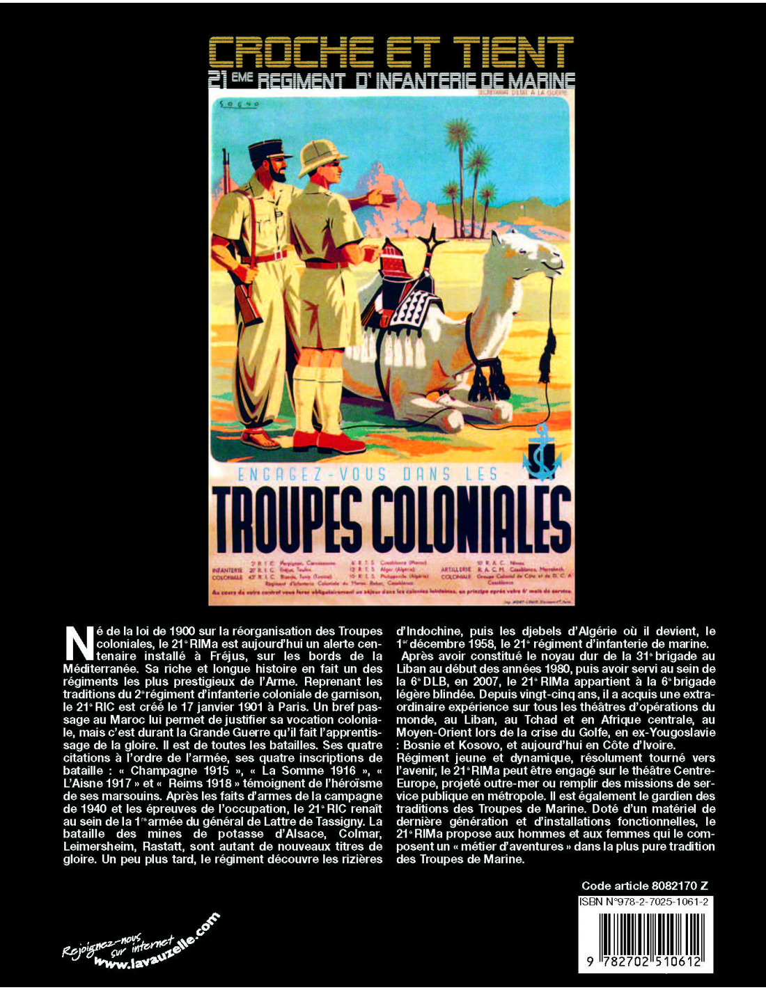 21eme Régiment d'Infanterie de Marine RIMa - Croche et Tient